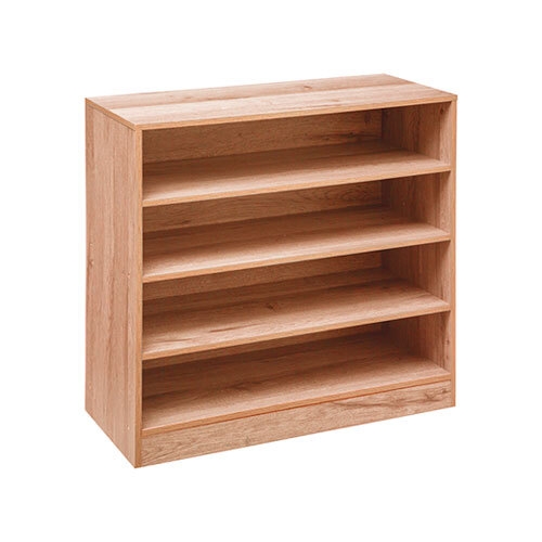 Magnus skoreol i MDF træ - 4 hylder | Natur - Køb nu