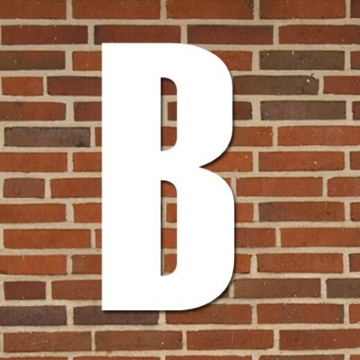 Bogstav B - Hvid | Køb hos ideshoppen.com